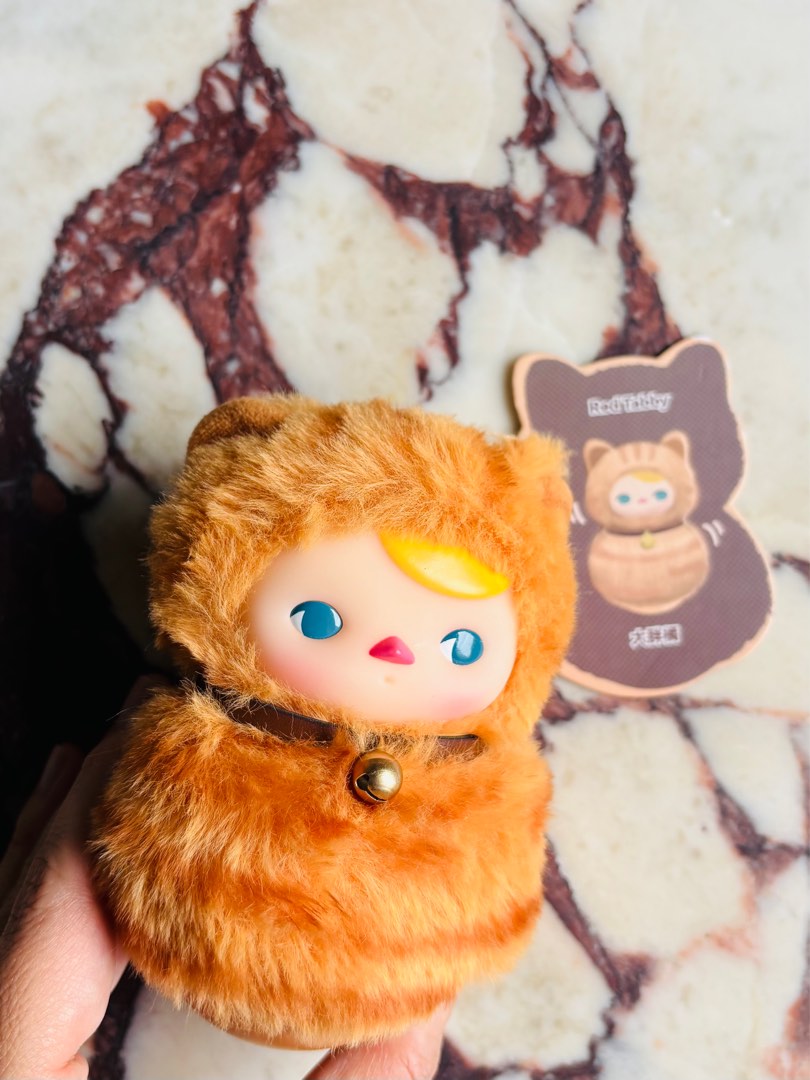 [[Red Tabby]] POP MART Pucky Plush Roly-Poly Kitty Series, Hobbies ...