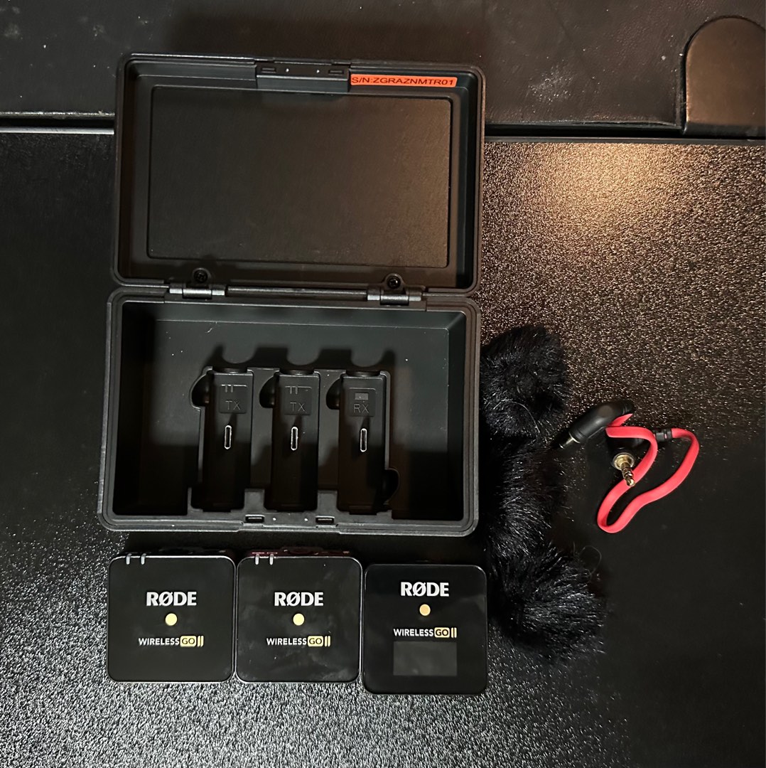 Rode Wireless Go II with ZGCINE Charging Case, Audio, Microphones on ...