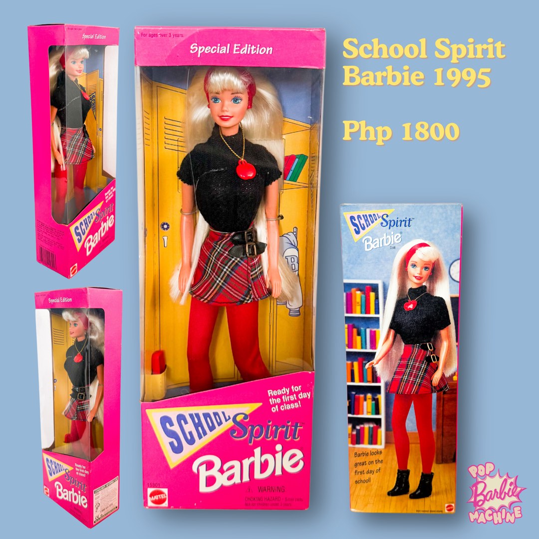 School Spirit Barbie (1995), Hobbies & Toys, Toys & Games on Carousell