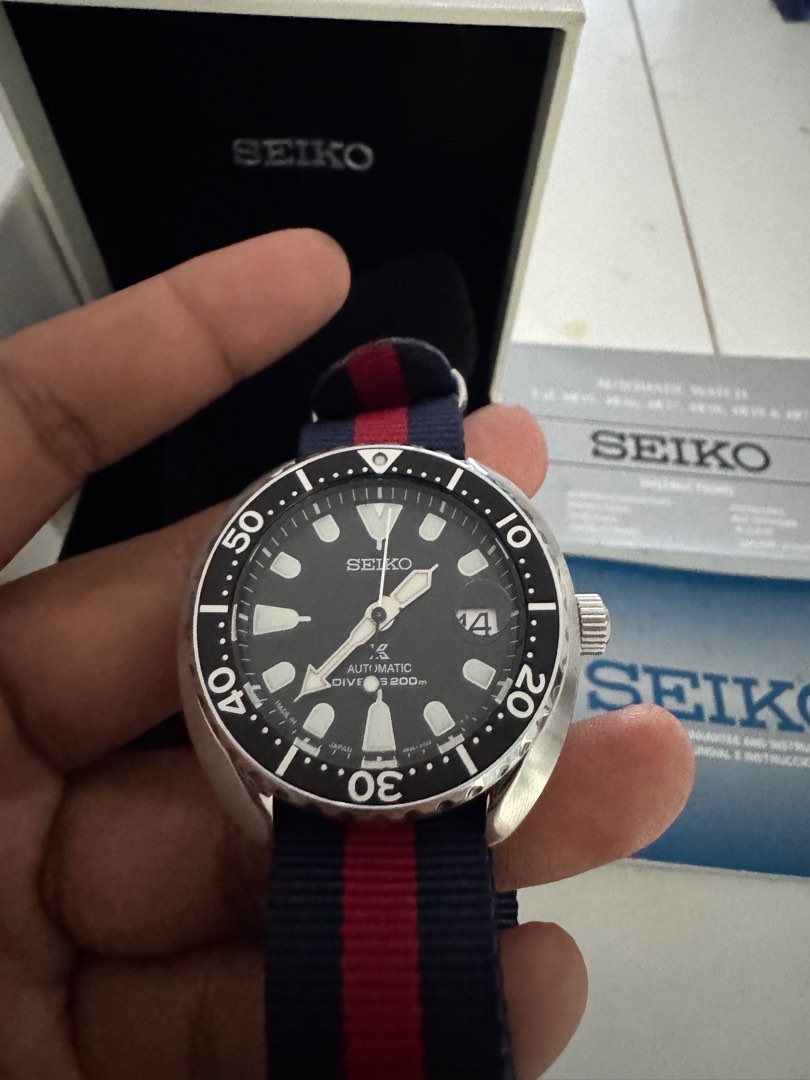 Seiko Mini Turtle SRPC35, Men's Fashion, Watches & Accessories, Watches ...