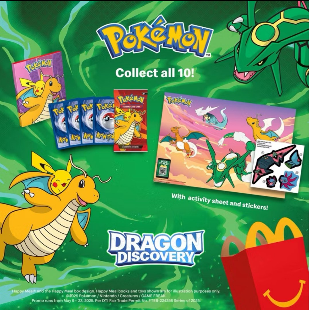 Set dragon discovery pokemon cards mcdo pokemon card 2025 dragon ...