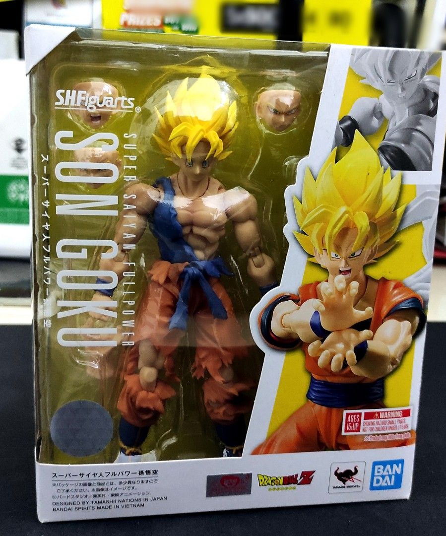 SHF AWAKENING SSJ FULLPOWER GOKU, Hobbies & Toys, Toys & Games on Carousell