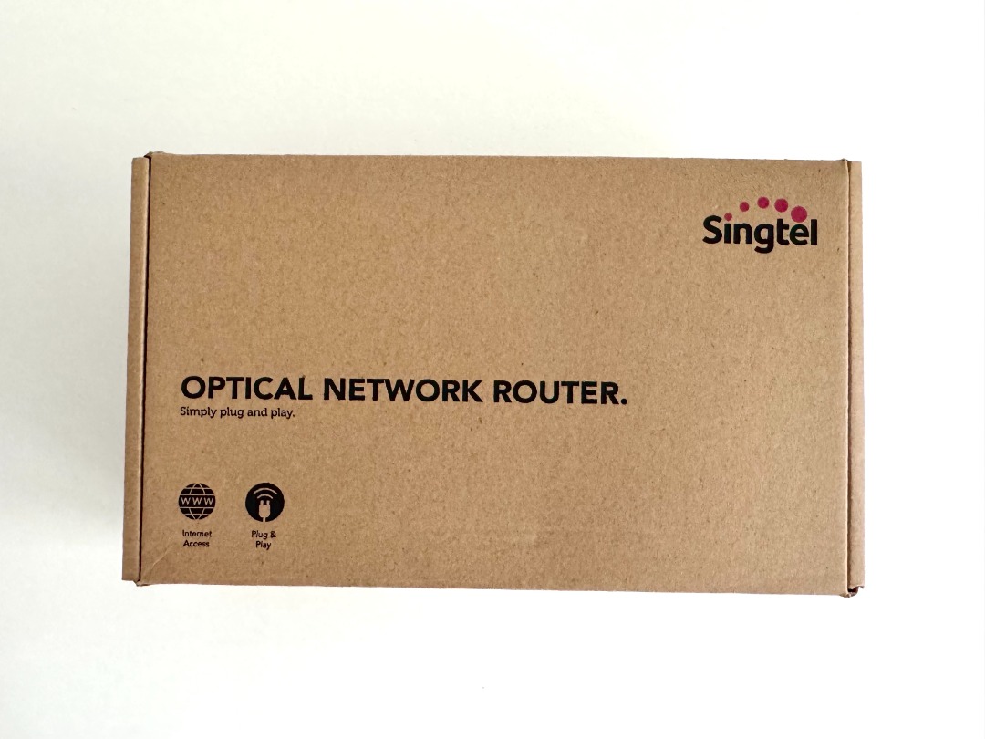 Singtel Optical Network Router, Computers & Tech, Parts & Accessories ...