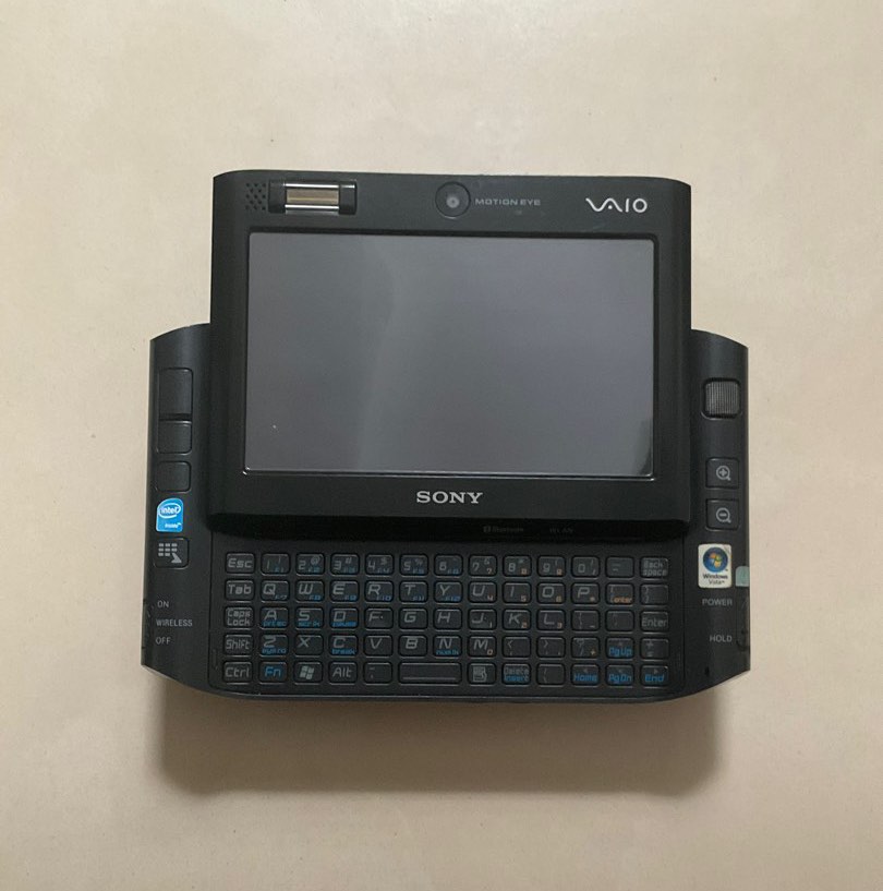 Sony Vaio UX Black UMPC, Computers & Tech, Laptops & Notebooks on Carousell