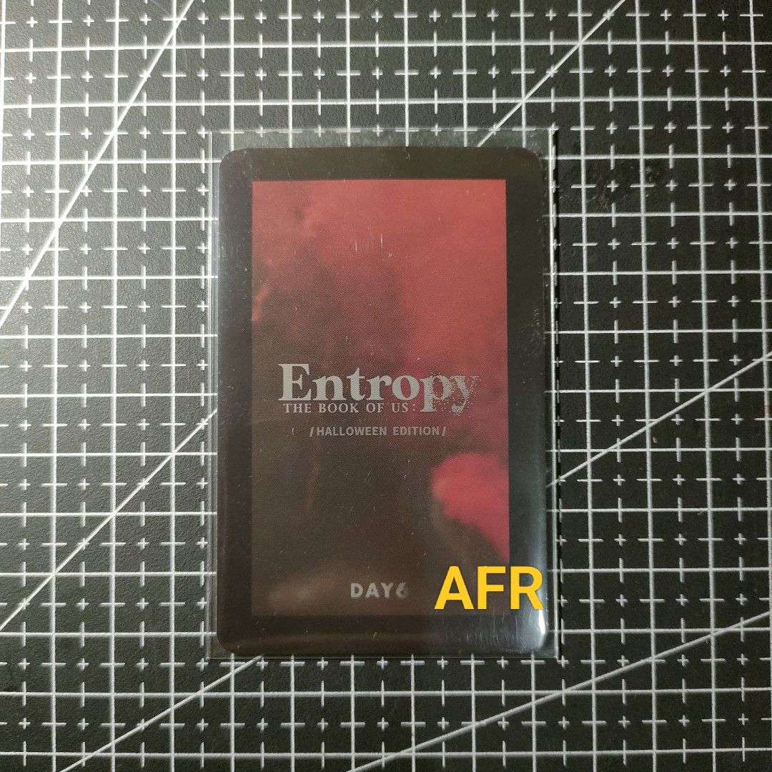 SUNGJIN ALL DAY6 ENTROPY HALLOWEEN VERSION - PHOTOCARD/ PC OFFICIAL, K ...