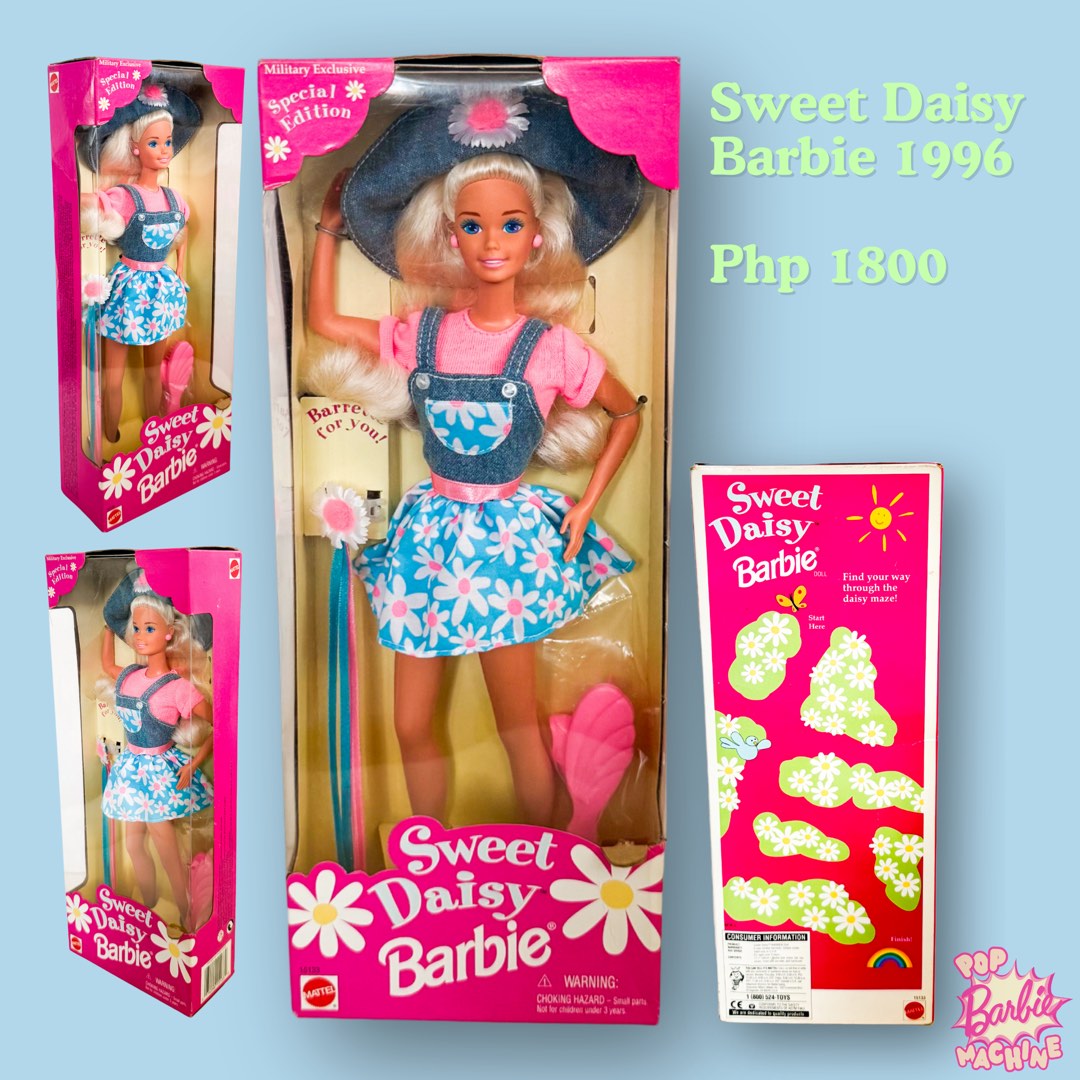 Sweet Daisy Barbie (1996), Hobbies & Toys, Toys & Games on Carousell