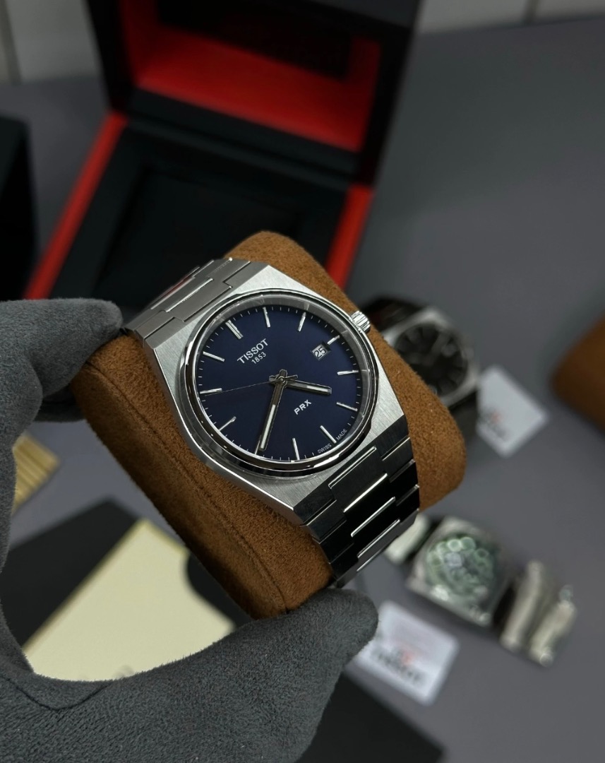 Tissot PRX Quartz - 40mm Blue Dial, Luxury, Watches on Carousell