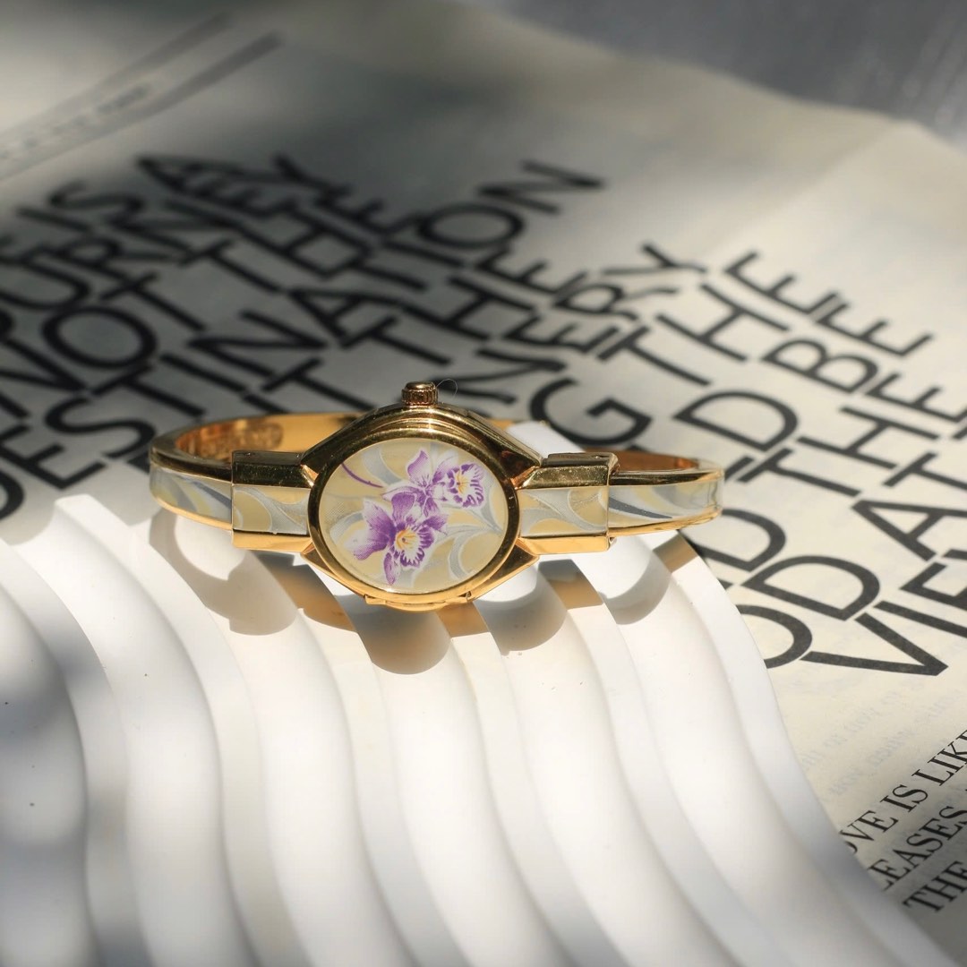 Vintage Andre Mouche Bangle Watch, Women's Fashion, Watches ...