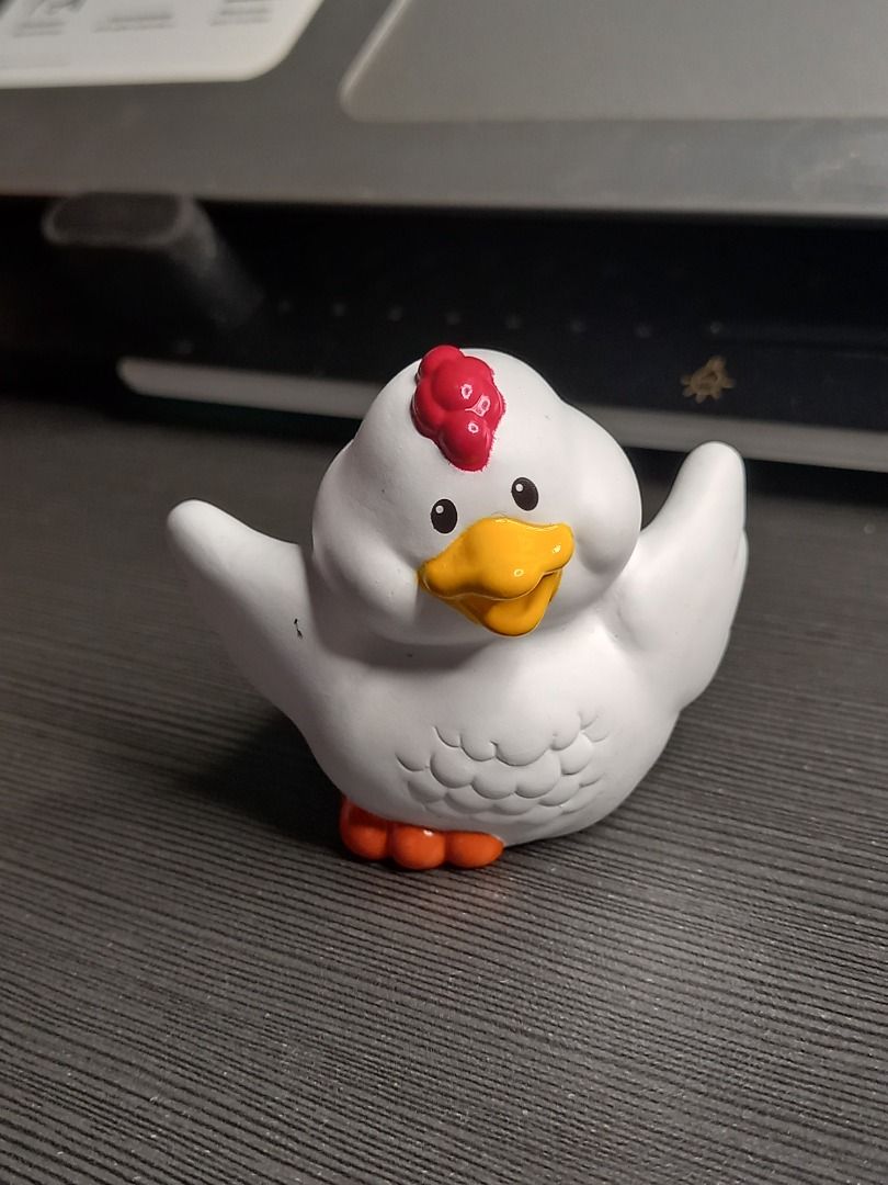 "White Chicken" 2001 Mattel Farm Animal Little People Figure, Hobbies ...