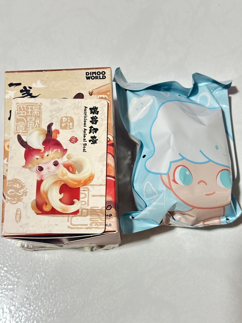 BNIF Popmart Dimoo Stories in a cup - Auspicious Animal Seal, Hobbies ...