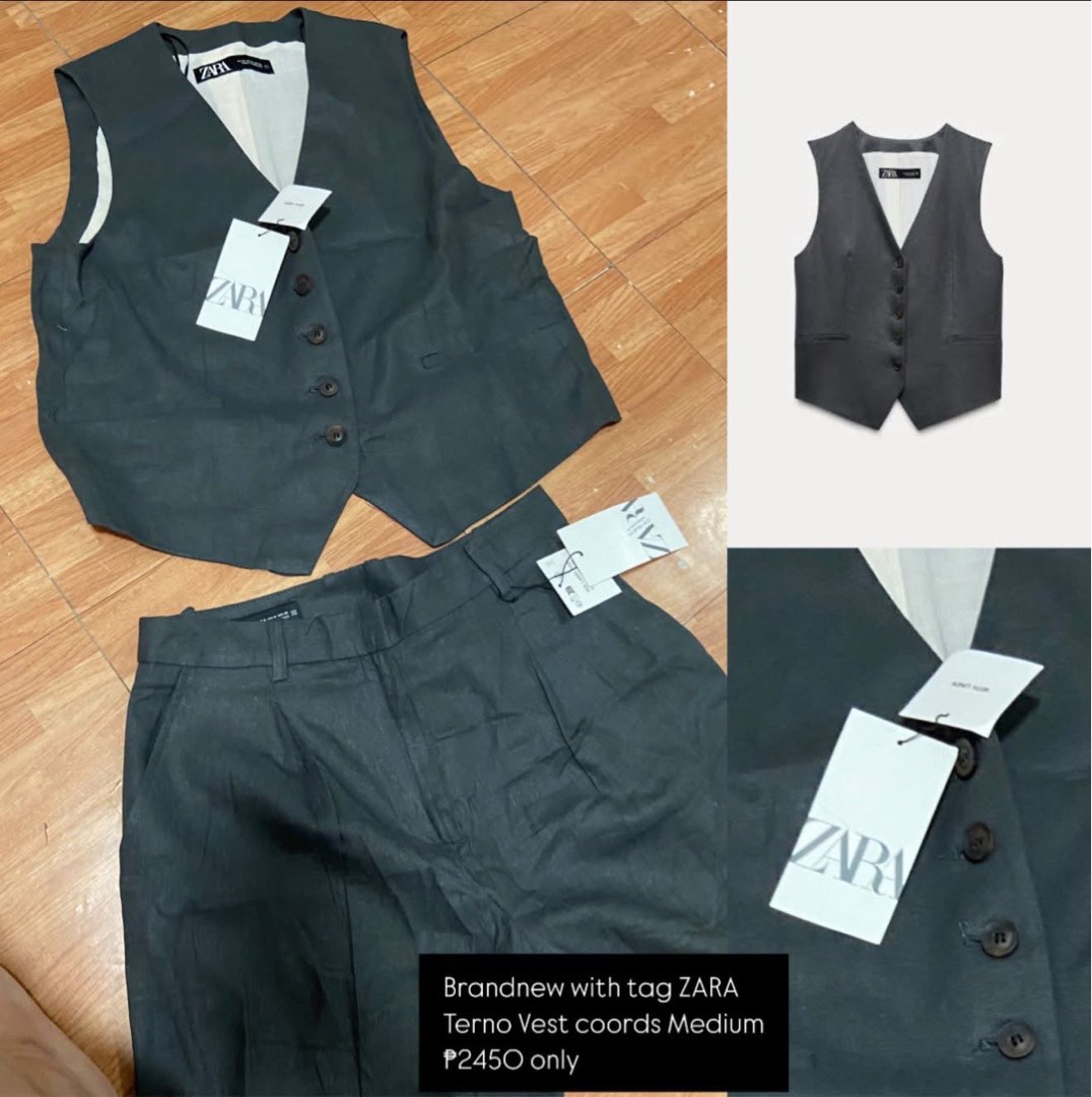 Zara Vest coords, Women's Fashion, Dresses & Sets, Sets or Coordinates ...