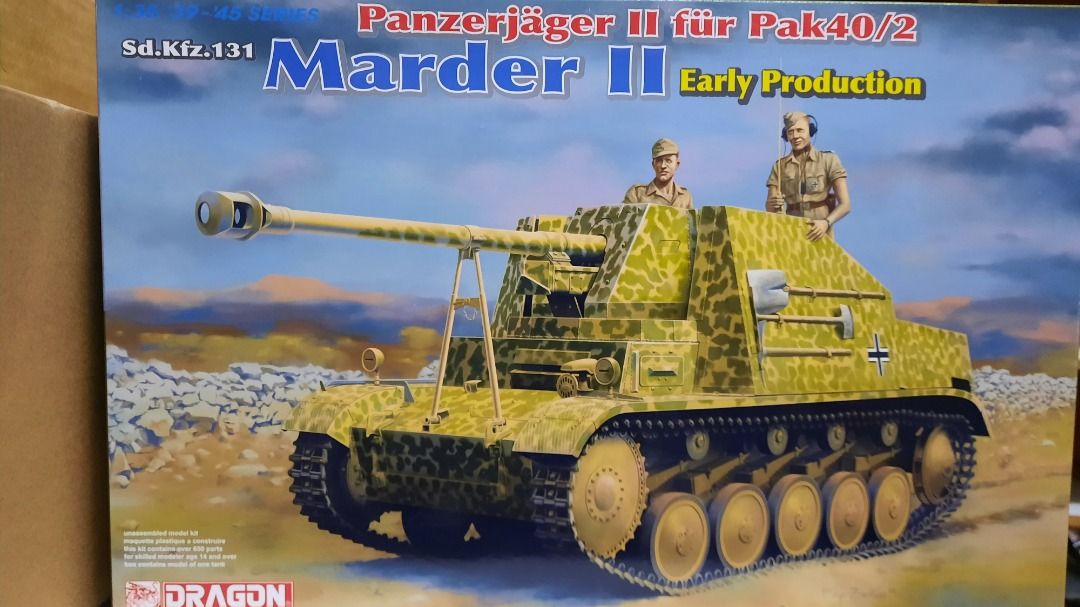 1:35 WWII German Marder II_Early Production_Panzerjager II fur Pak 402 ...