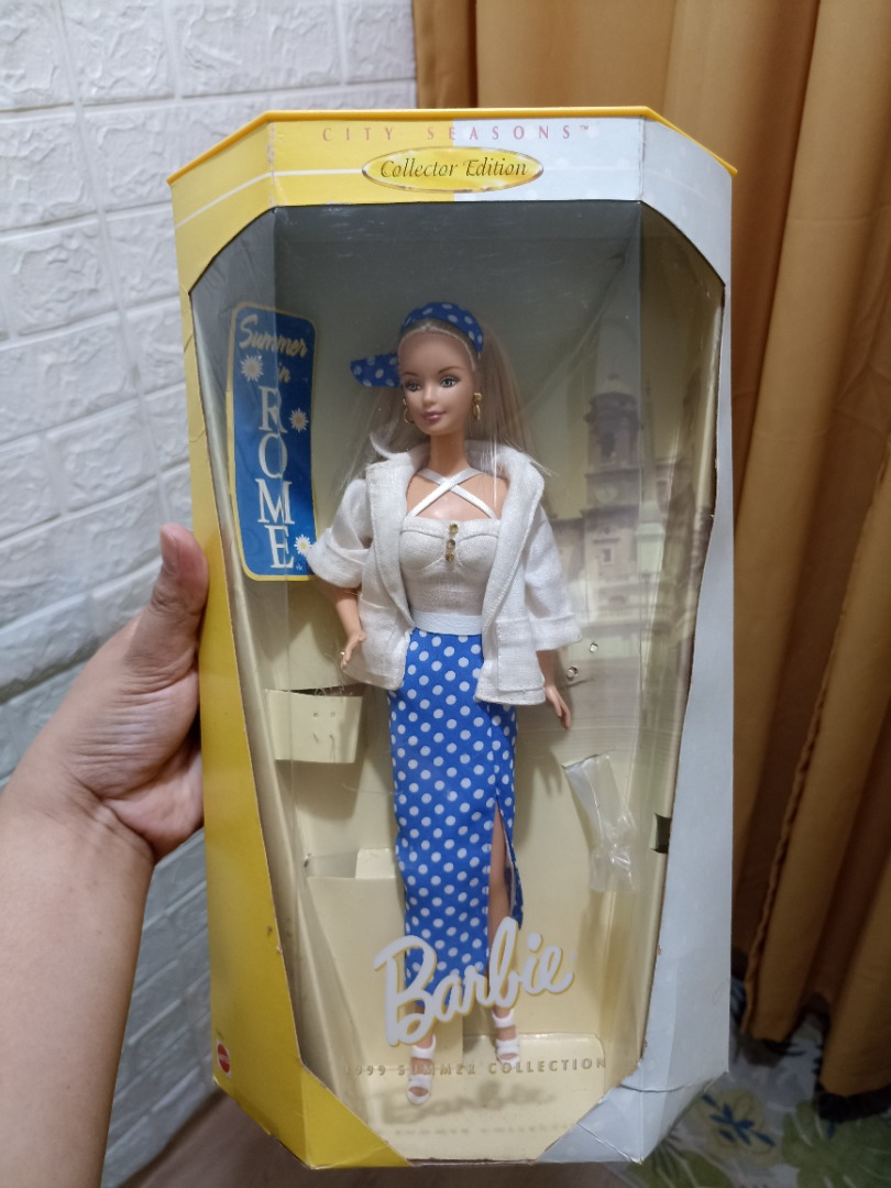 1999 City Seasons Summer in Rome Barbie Doll Mattel 19431, Hobbies ...