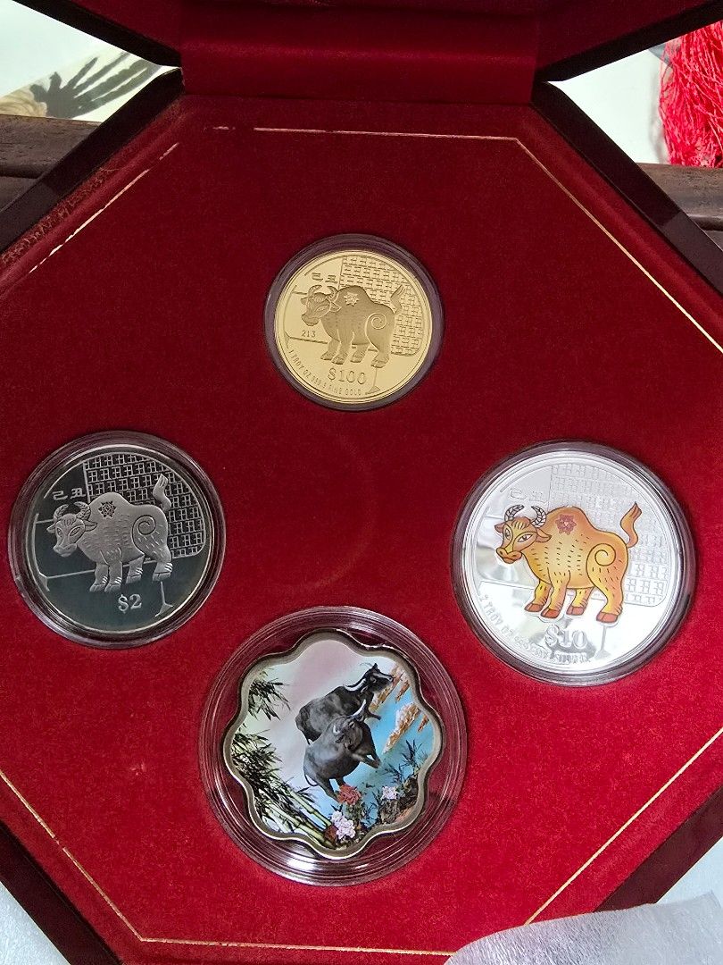 2009 Lunar Series Coin Set (3), Hobbies & Toys, Memorabilia ...