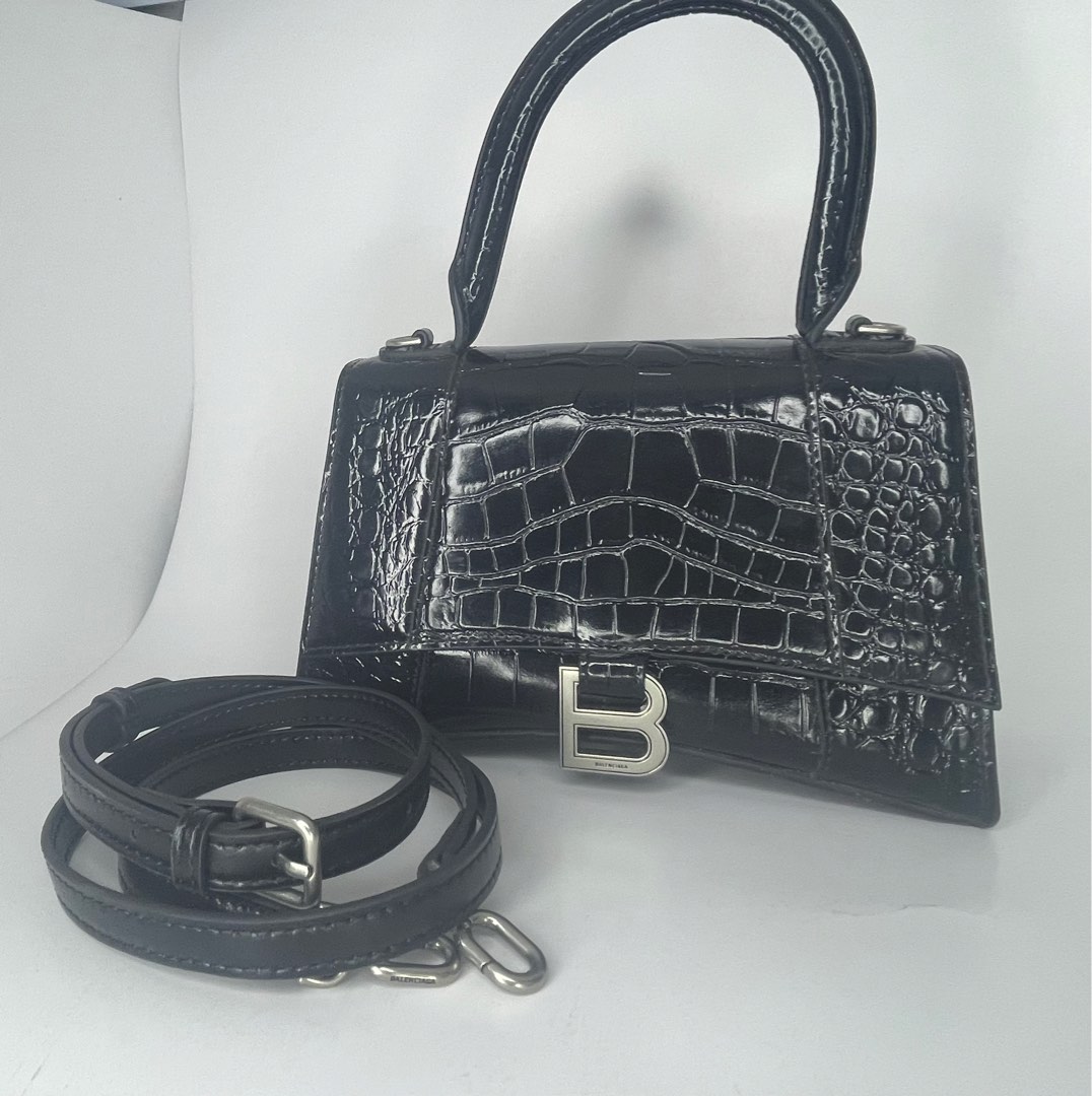 3 way hourglass b alenciaga bag in small size, Women's Fashion, Bags ...