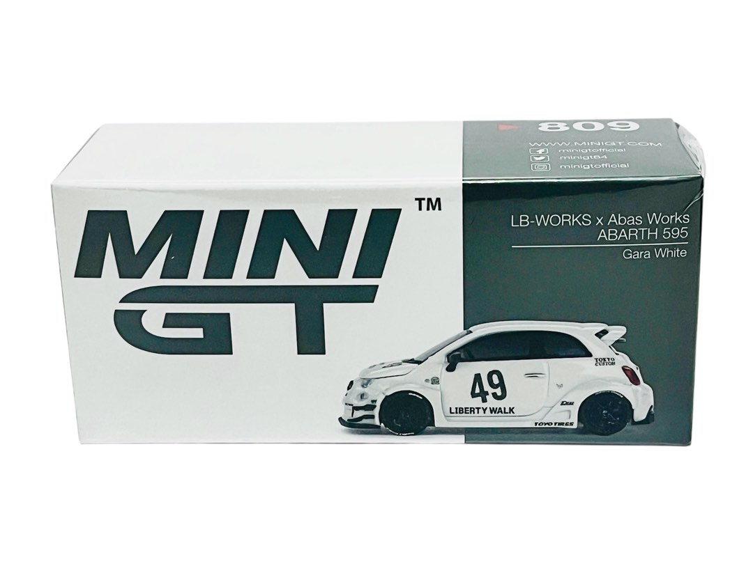 全新 未開封 MiniGT No. 809 Scale 1:64 1/64 比例 Mini GT 合金 車仔 LB-WORK x Abas ...