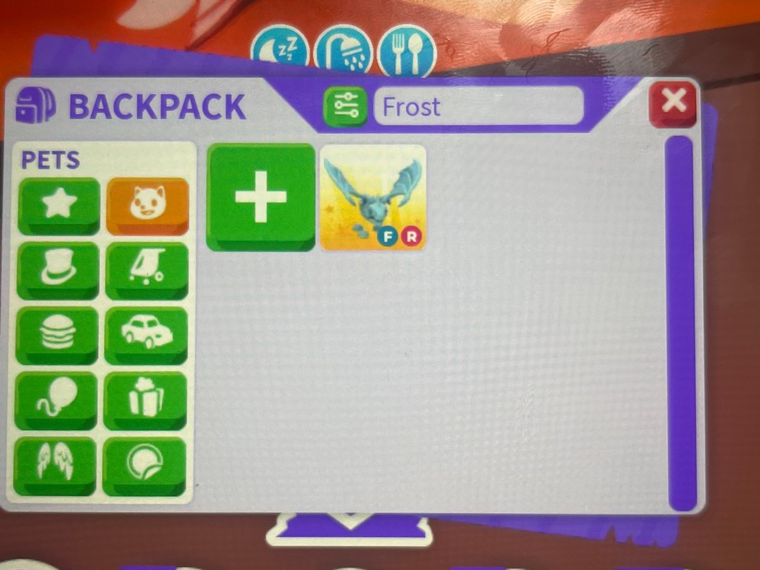 Adopt me frost dragon , Hobbies & Toys, Toys & Games on Carousell