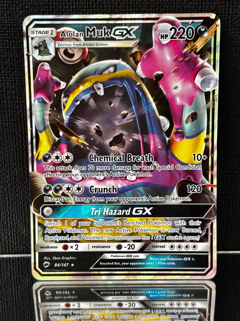 Alolan muk gx #84, Hobbies & Toys, Toys & Games on Carousell