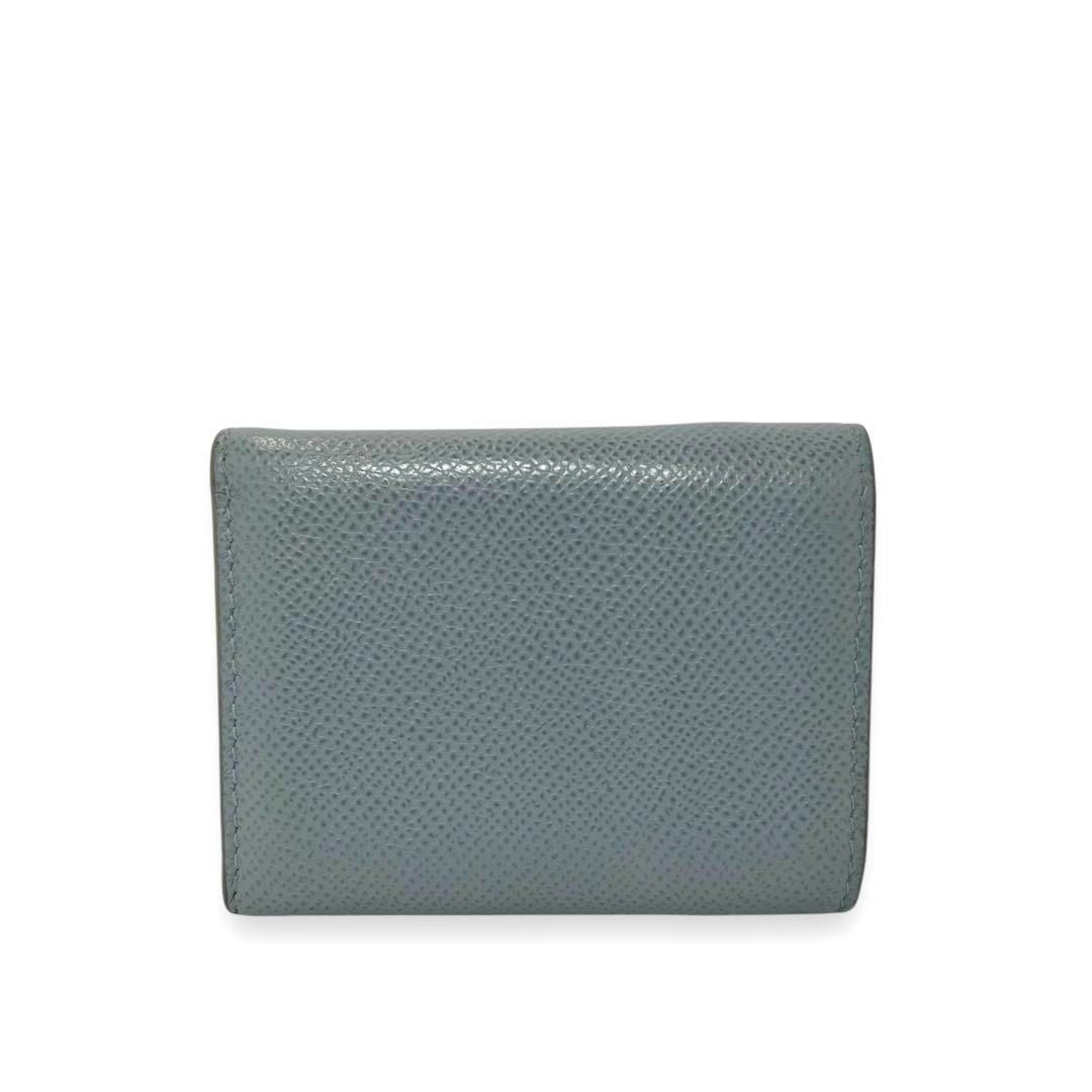 Authentic Christian Dior Montaigne Tri-fold Wallet Light Blue CD ...