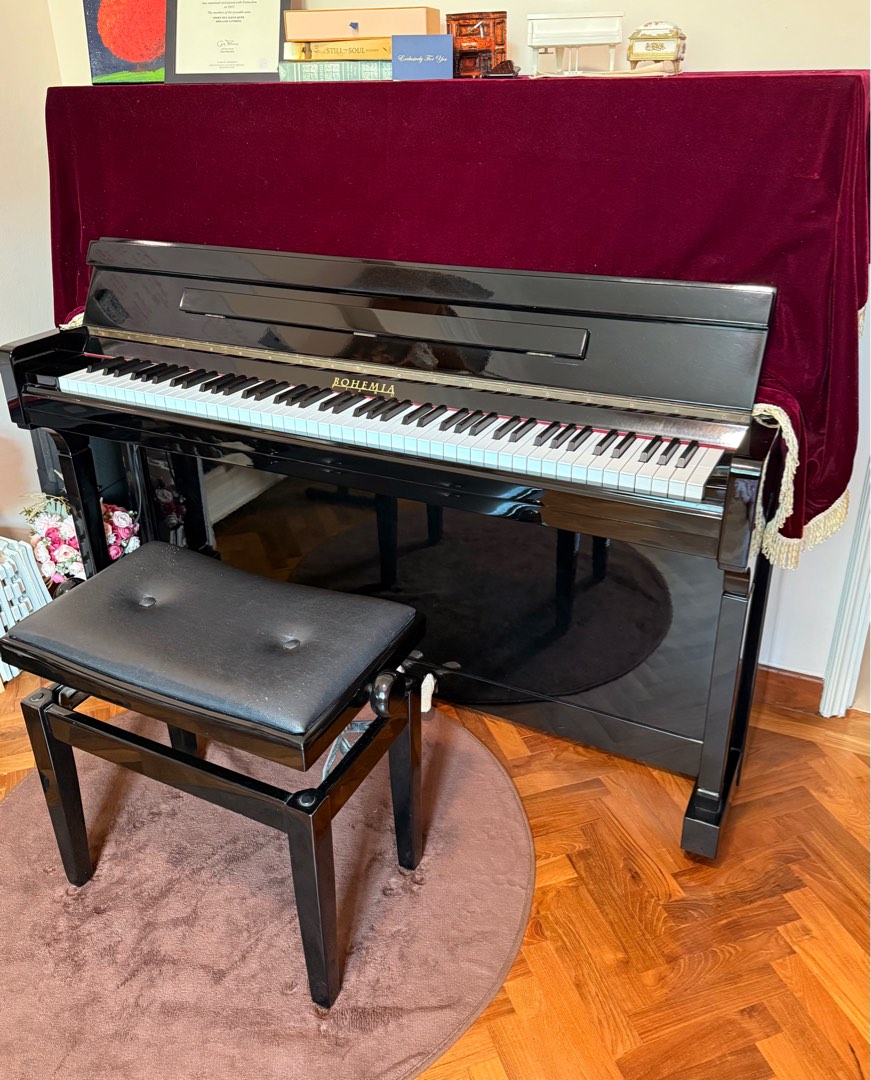 BOHEMIA Piano (European Made), Hobbies & Toys, Music & Media, Musical ...