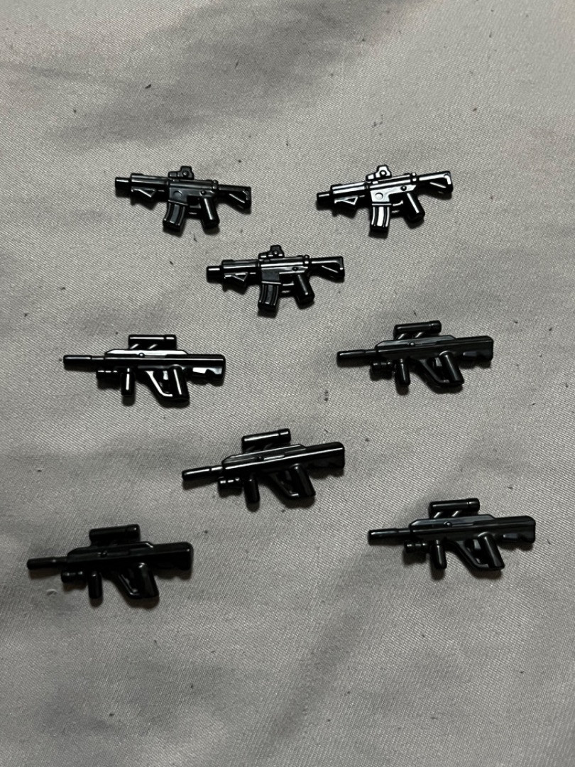 Brickarms Brickmania Modern Rifles SAR21 M4 Army Toy guns, Hobbies ...