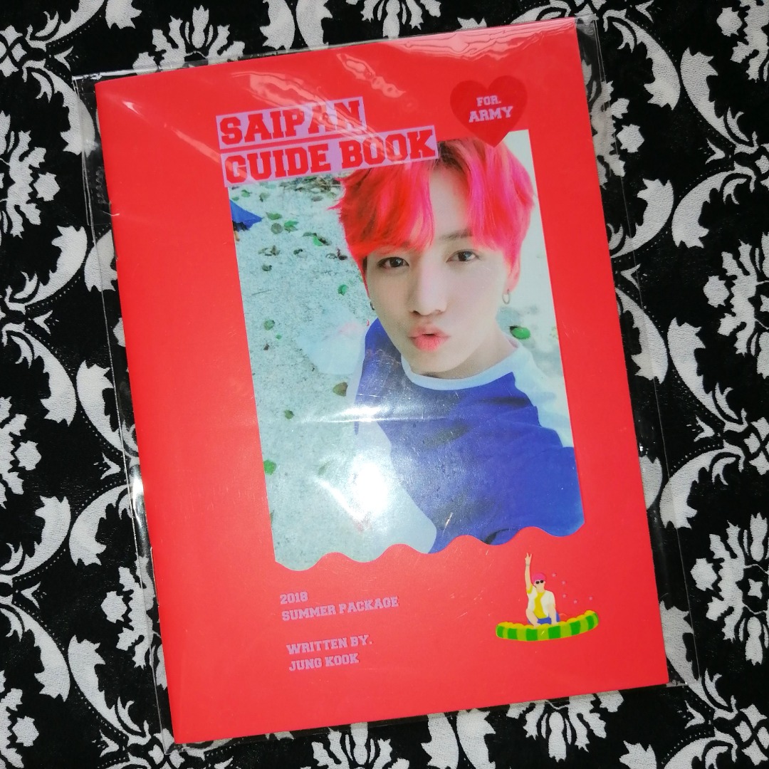 BTS Jungkook 2018 Summer Package in Saipan Mini Photobook / Photo Diary ...