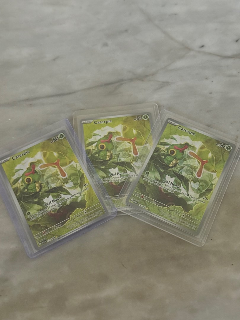caterpie ir pokemon card, Hobbies & Toys, Toys & Games on Carousell