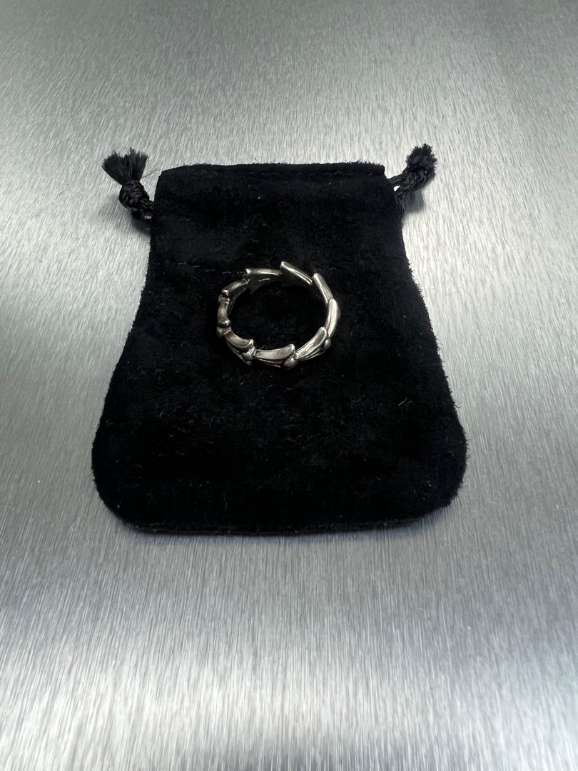 Chrome hearts cross tail ring, 男裝, 手錶及配件, 珠寶 - Carousell