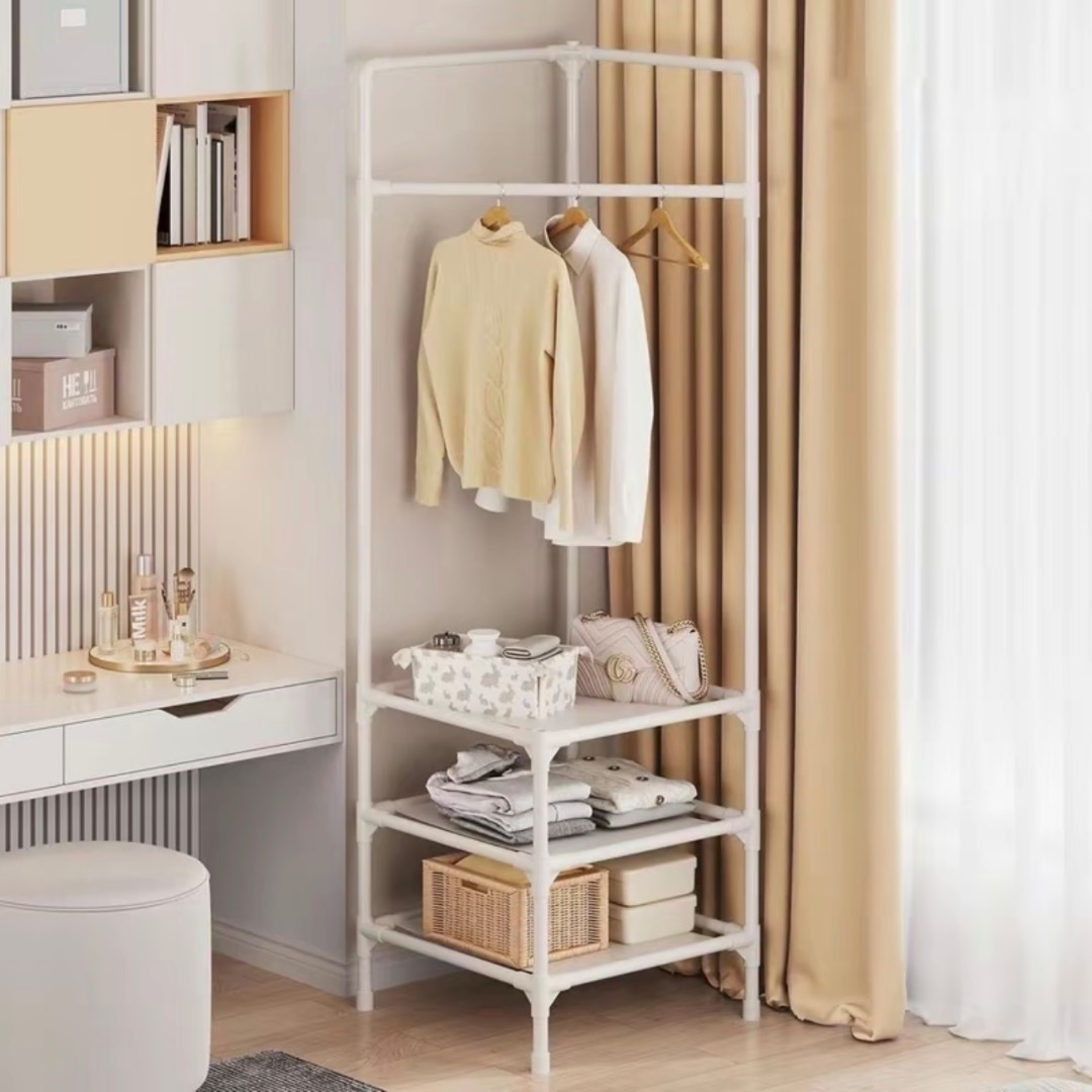 Clothes Hanging Rack | Open Wardrobe Rack | Bedroom Storage Rack ...