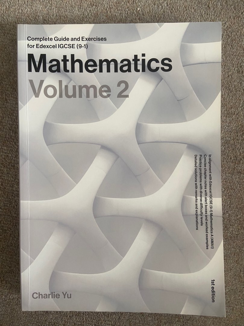 Complete Guide and Exercises for Edexcel IGCSE (9-1) Mathematics ...