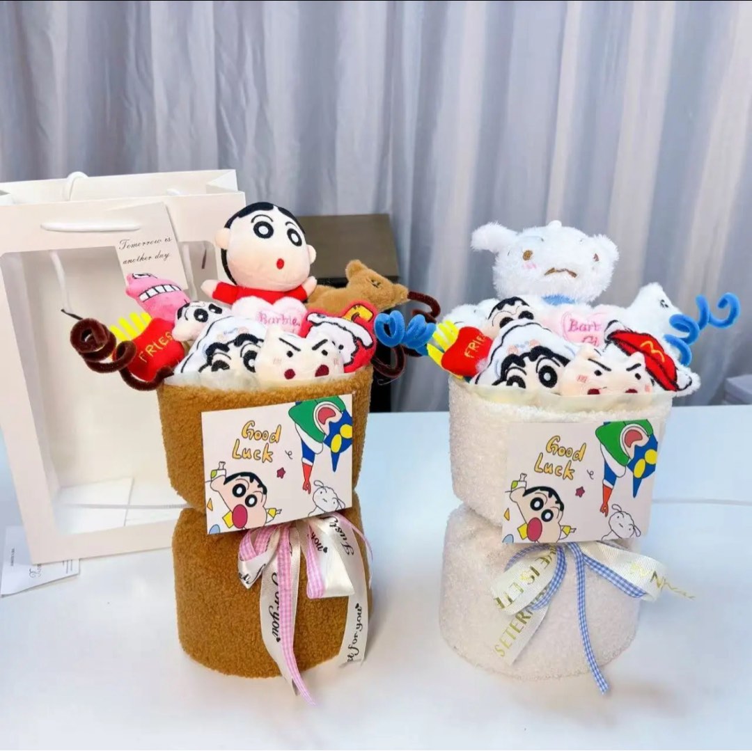 Crayon shin-chan bouquet, Hobbies & Toys, Stationery & Craft, Flowers ...