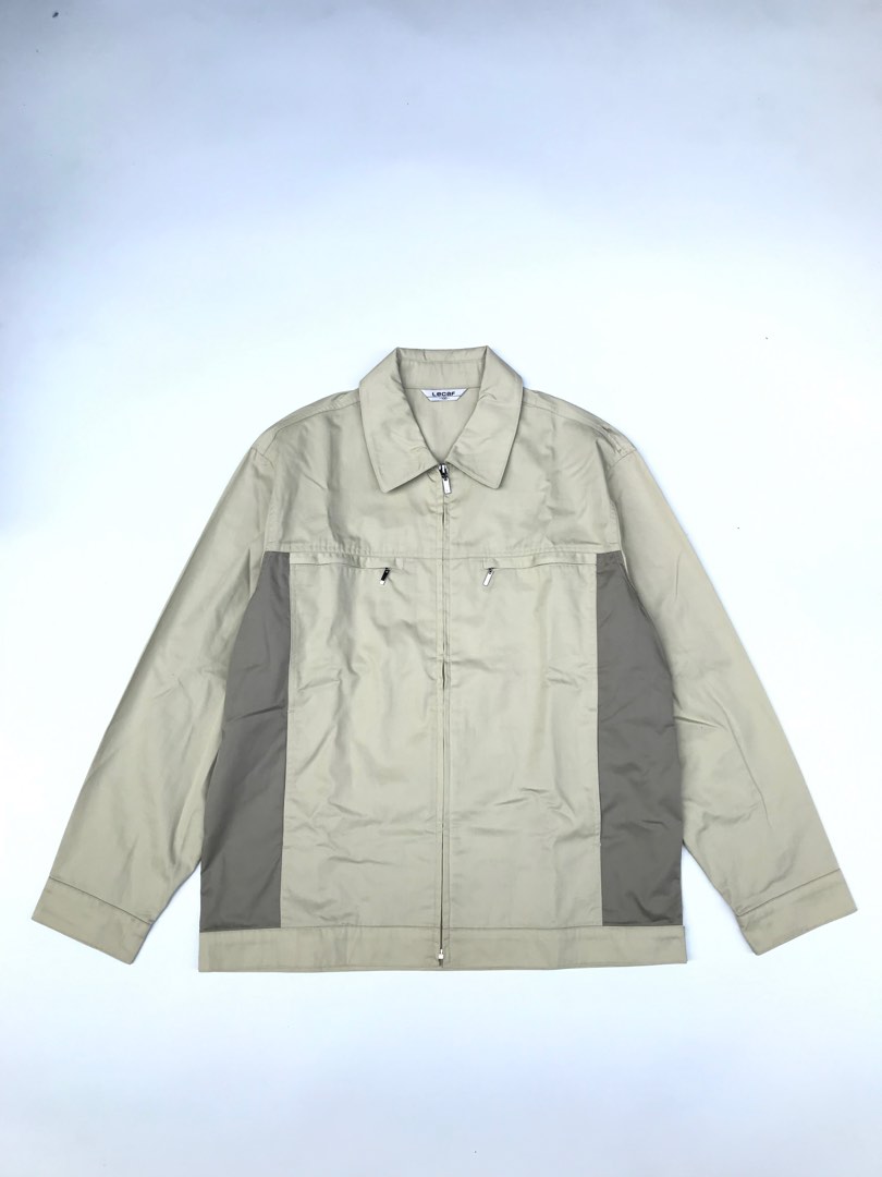 Cream Army Dominant Lecaf Elegant Work Jacket - Unisex, Fesyen Pria ...