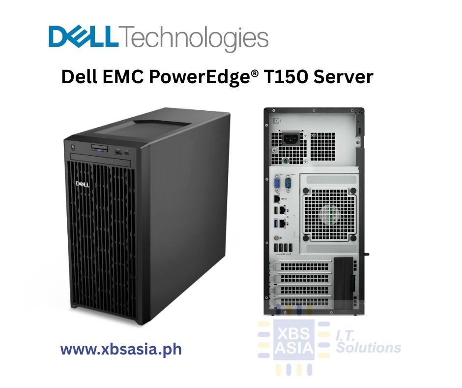 Dell EMC PowerEdge T150 Intel Xeon E-2324G 3.1GHz, 8M Cache, 4C/4T ...