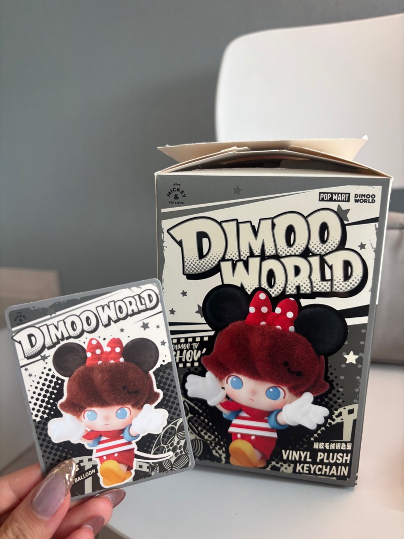 DIMOO WORLD Vinyl Plush Keychain, Hobbies & Toys, Toys & Games on Carousell