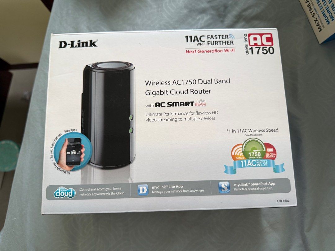 D-Link DIR-868L AC1750 Wireless Dual-Band WI-FI Gigabit Cloud Router ...