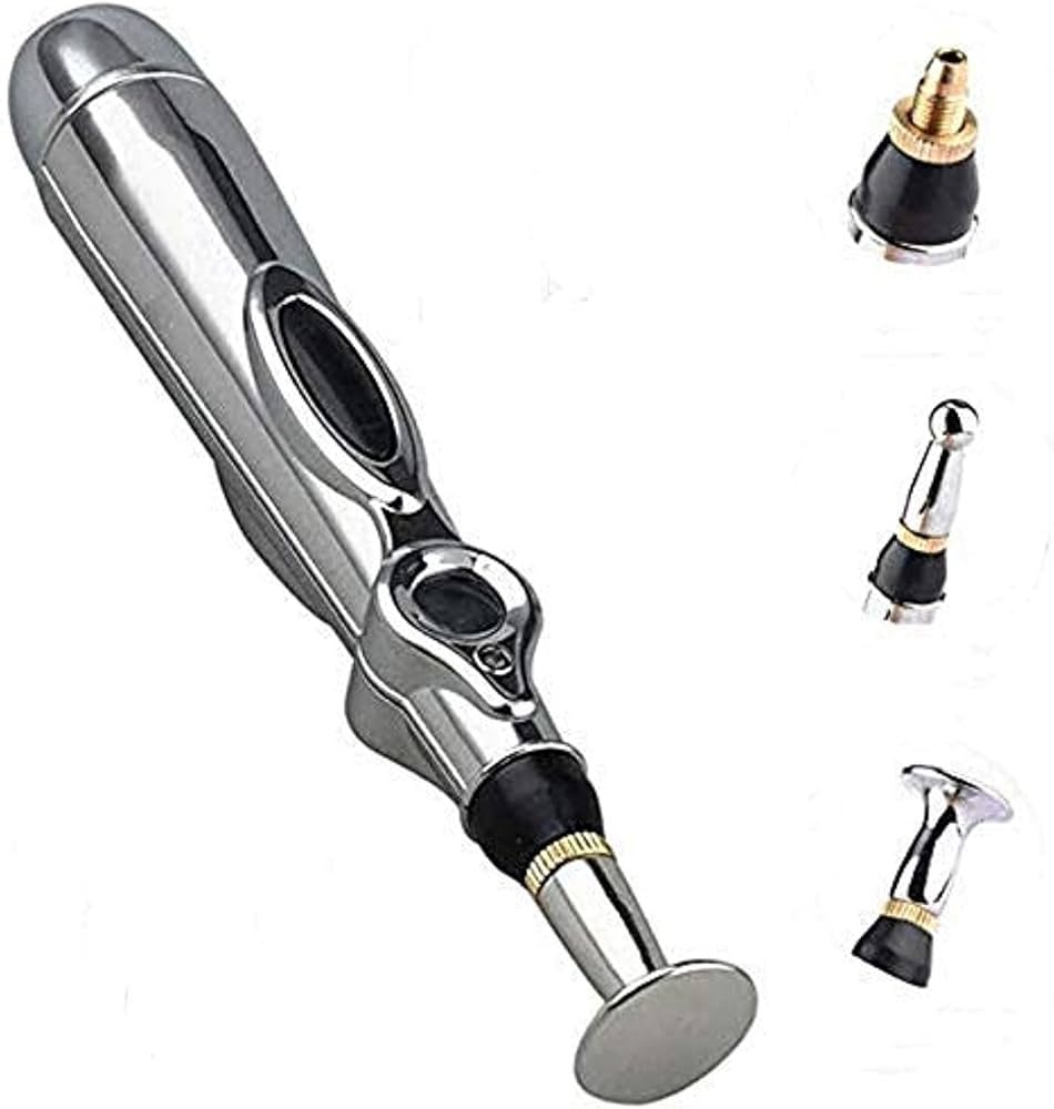 Electronic Acupuncture Pen, ,Massager Relief Pain Tools with 3 Massage ...