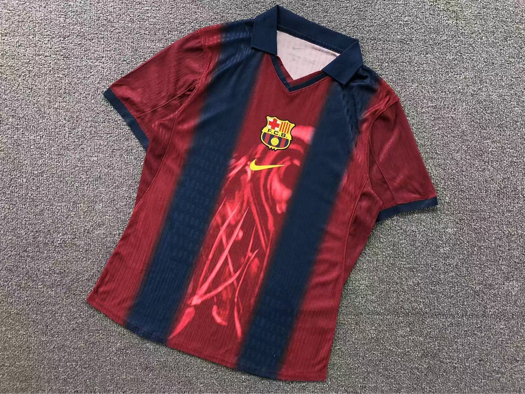 FC Barcelona Barca x Travis Scott Cactus Jack Nike Football Jersey, 男裝 ...