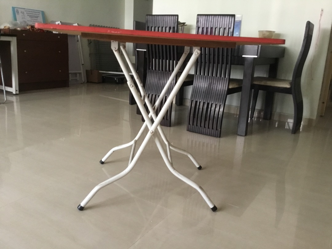 Foldable table to give away, Furniture & Home Living, Furniture, Tables ...