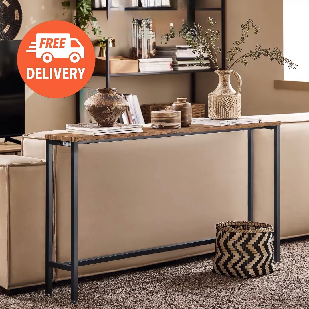 [FREE DELIVERY] Behind Sofa Console Table | Narrow Living Room Console ...