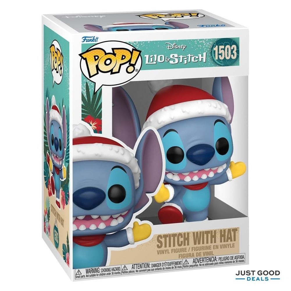 Funko Pop! Disney: Stitch Holiday - Stitch with Hat - Lilo and Stitch ...