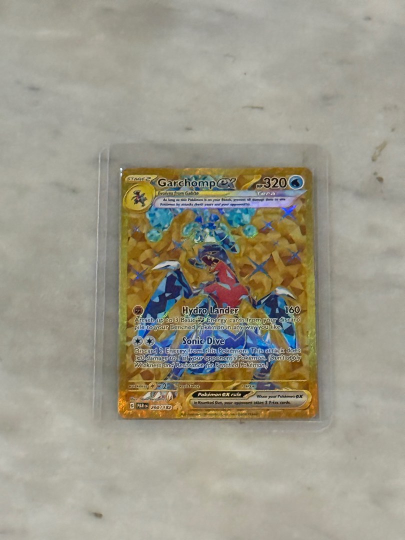 gold garchomp pokemom cards, Hobbies & Toys, Toys & Games on Carousell