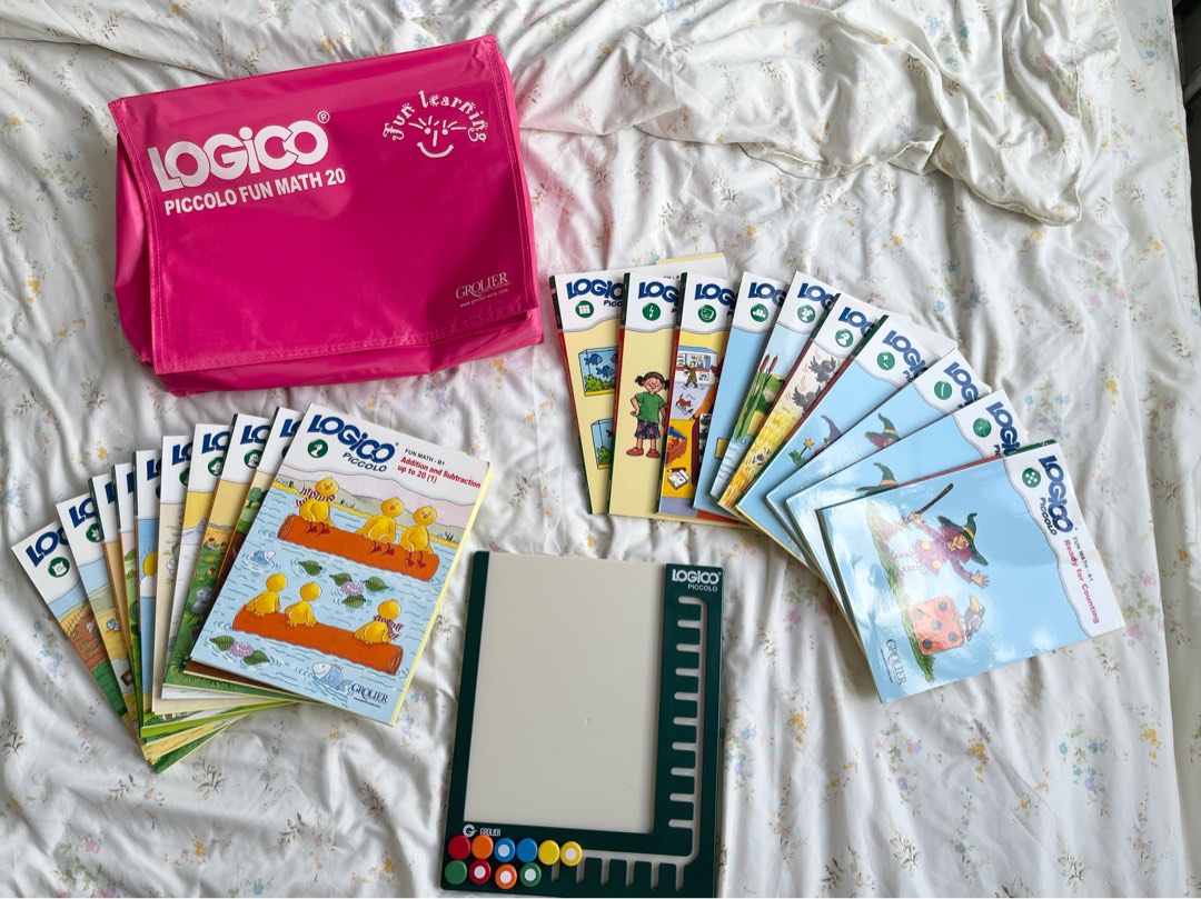 GROLIER LOGICO SET ( Piccolo fun math 4-7years old), Hobbies & Toys ...