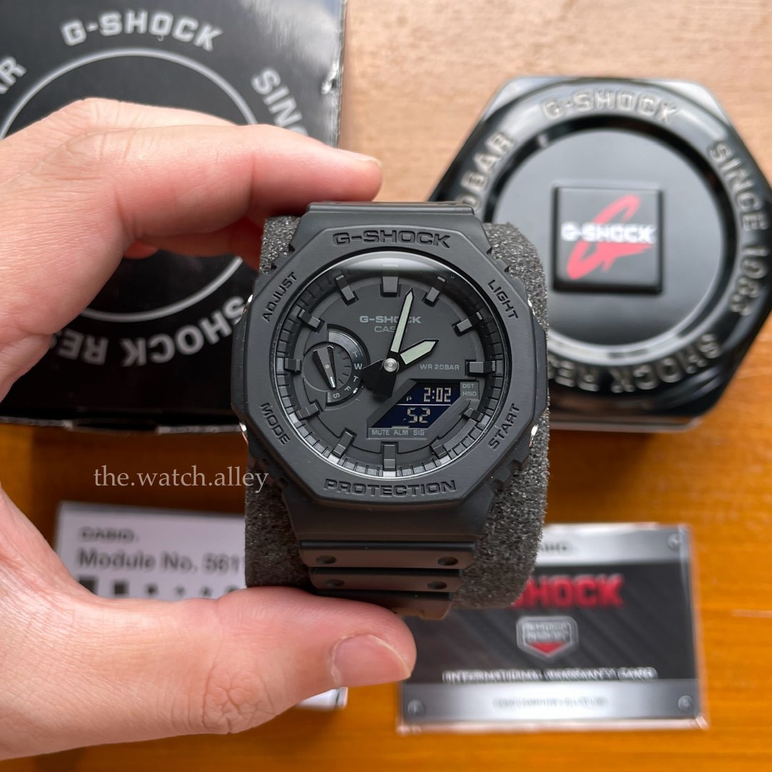 Gshock Casioak - Stealth Black GA-2100-1A1DR - Watch, Men's Fashion ...