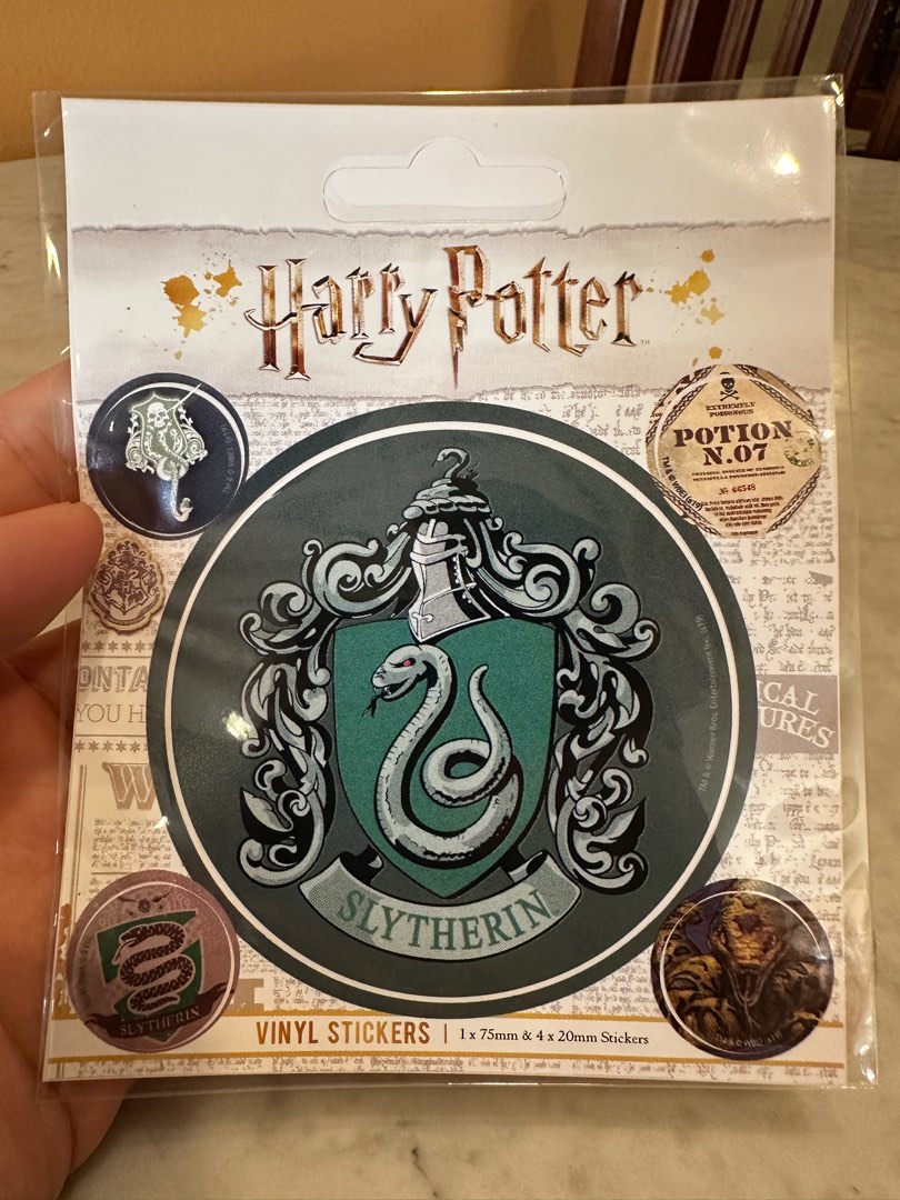 Harry Potter (Slytherin) - Vinyl Stickers [PS7391], Hobbies & Toys ...