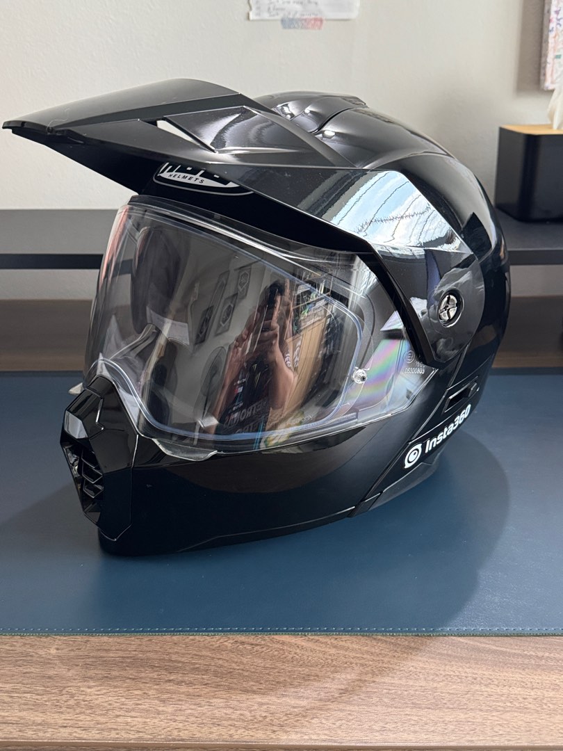 HJC Modular Helmet, Motorcycles, Motorcycle Apparel on Carousell