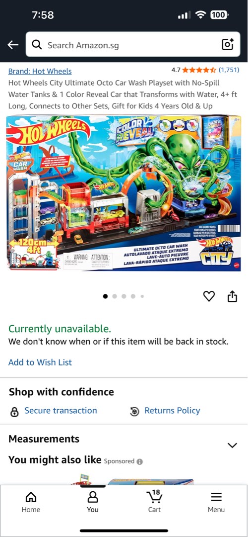 Hotwheels city ultimate octo carwash, Hobbies & Toys, Toys & Games on ...