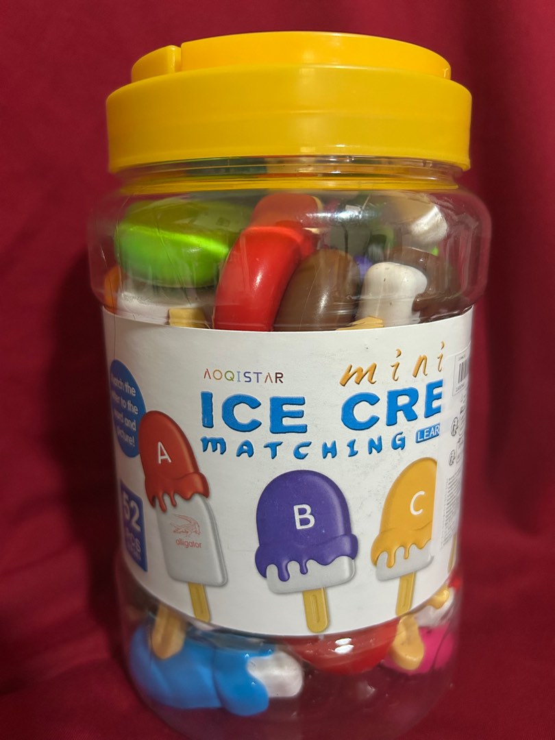 Ice Cream Alphabet, Hobbies & Toys, Toys & Games on Carousell