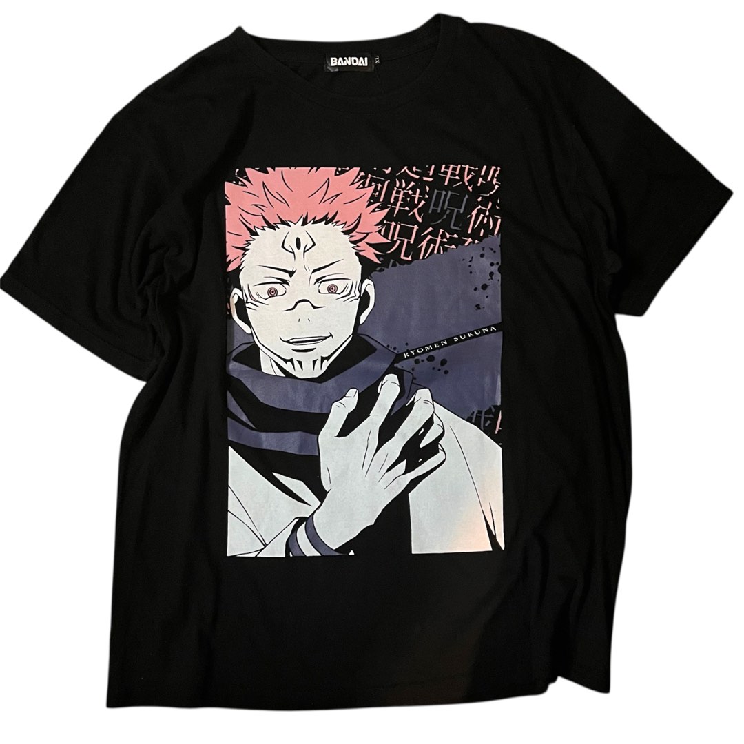 Jujutsu Kaisen Sukuna Anime Shirt, Men's Fashion, Tops & Sets, Tshirts ...
