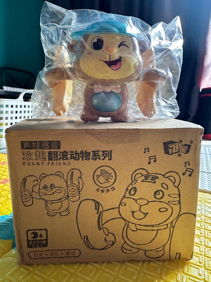 Kids Monkey Musical Tumbling Clapping AlertToy, Hobbies & Toys, Toys ...