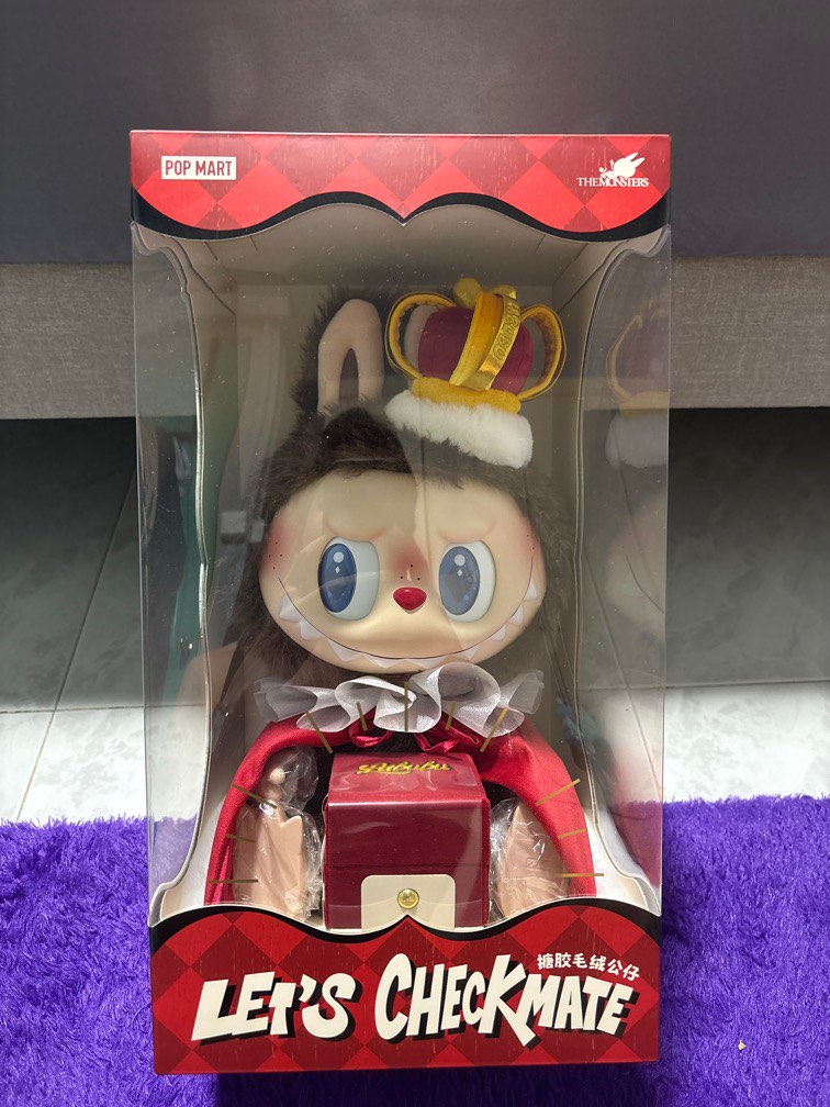 Labubu Let's Checkmate - King, Hobbies & Toys, Toys & Games on Carousell